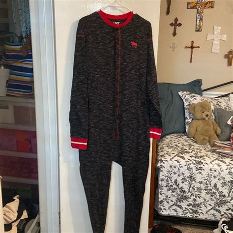 Lazy One Intimates And Sleepwear New Lazy One Pjs Moose Caboose Mens Or Womens One Piece Large