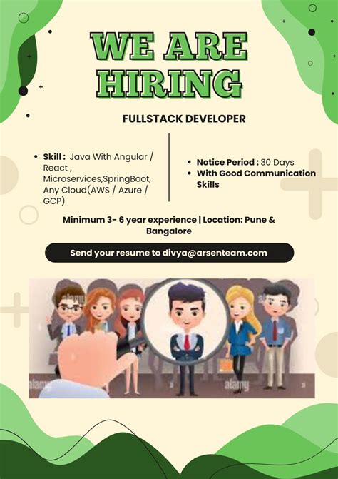 Divya Vijay On Linkedin Openings Javafullstackdeveloper Pune Bangalore Java Angular React