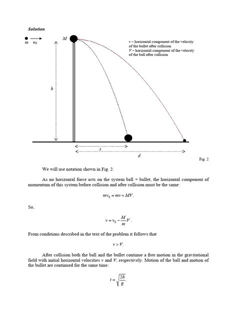 Ipho 1967 S1 Pdf Collision Kinetic Energy
