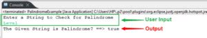 How To Check Palindrome Strings In Java