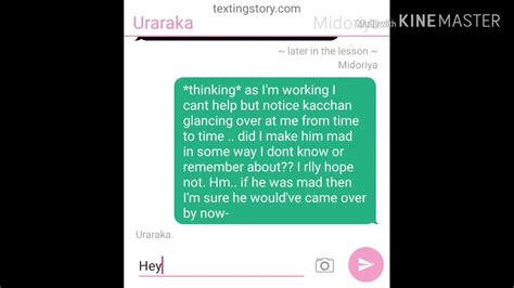 Bakudeku Texting Story Part 2 Youtube