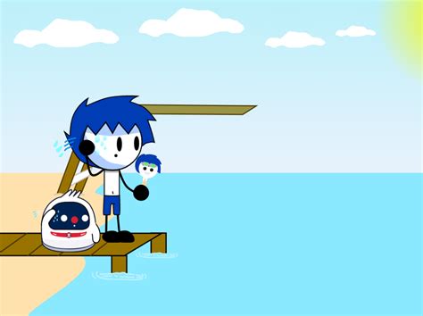 Spikey And T Chai Felt Sweaty In A Hot Sunny Day By Mikelam0102 On Deviantart