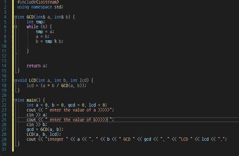 Solved The Code To Find The Maximum Common Divisor And The