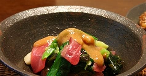 まぐろとわけぎ、わかめのぬた By Izumi 【クックパッド】 簡単おいしいみんなのレシピが369万品