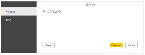 Power Query Denodo Connector Power Query Microsoft Learn