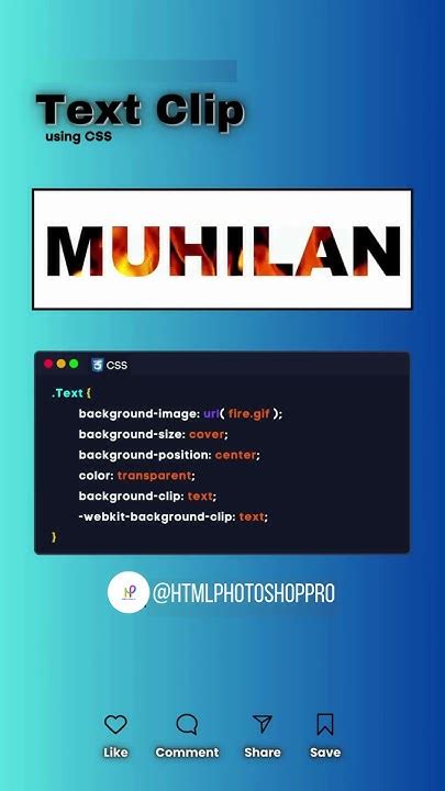 Text Clip In Css Htmlcss Shortsviral Shortsvideo Shorts Short