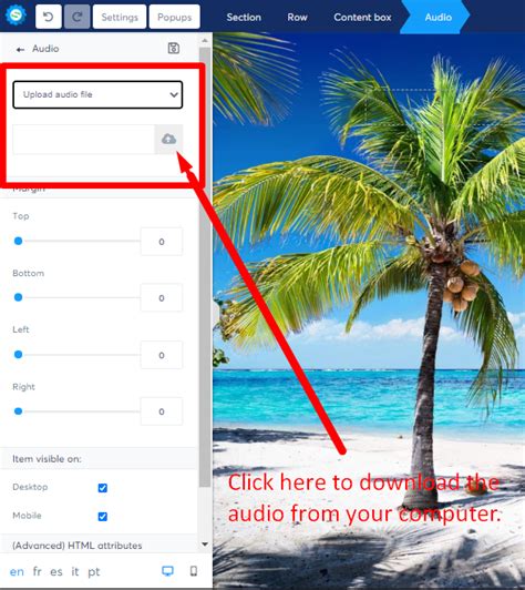 How To Insert An Audio File On A Page Help Pages