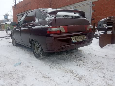 Задний бампер приора 2 на ваз 2112 — Lada 21124, 1,6 л, 2008 года ...