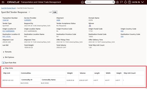 Oracle Fusion Cloud Transportation Management 23c Whats New