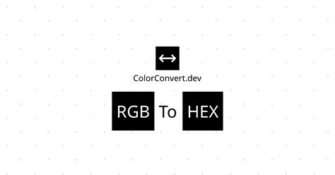 Convert Rgb To Hex Color Converter