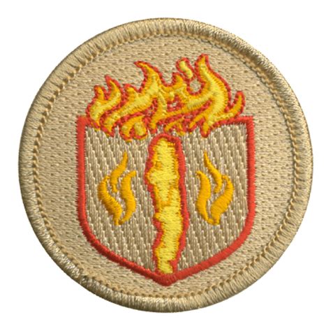 Flaming Hot Chip Shield Patrol Patch Sew On Classb