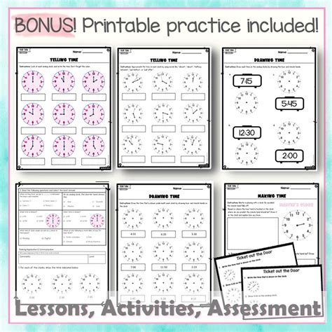 Grade 3 Time Ontario Math Digital Slides Worksheets Assessments