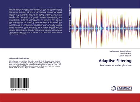 Adaptive Filtering Fundamentals And Applications Shukri Salman
