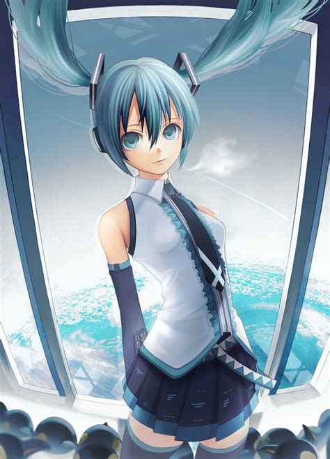 Hatsune Miku Vocaloid Drawn By Kari Kenji Danbooru