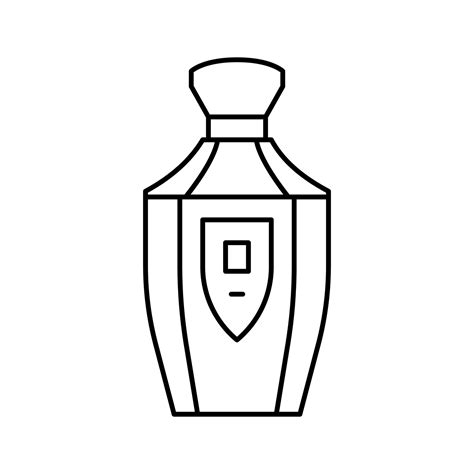 Glass Fragrance Bottle Perfume Line Icon Vector Illustration 18999266 Vector Art At Vecteezy