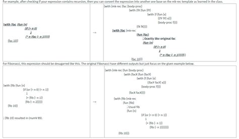 Solved Implement Rlfae That Supports A Recursion Based On