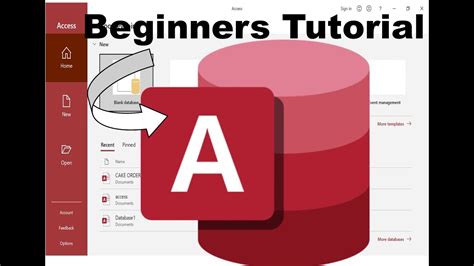 How To Use Microsoft Access Full Simple Beginners Tutorial Youtube