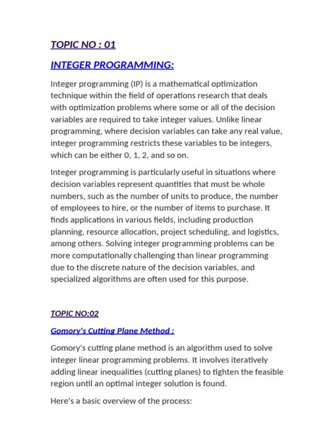 topic no 01 wps office pdf inventory linear programming