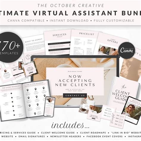 Virtual Assistant Client Proposal Template Etsy