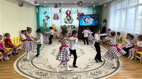 Утренник в честь праздника 8 марта МОУ Катуаровская СОШ ДО «Искорка Старшая группа 8 Youtube