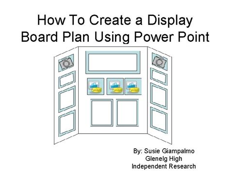 How To Create A Display Board Plan Using