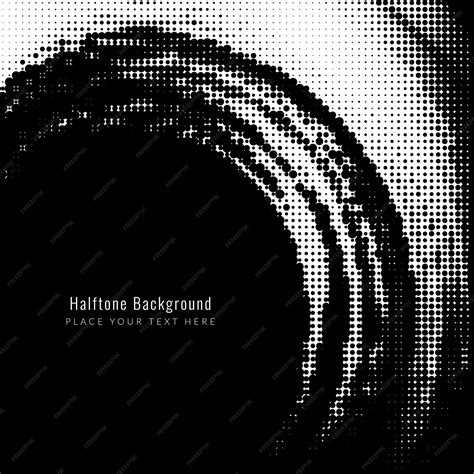 Free Vector Abstract Black Halftone Background