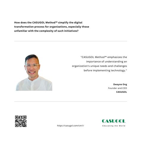 Dwayne O On Linkedin Digitaltransformation Digitalstrategies Casugol Casugolmethod