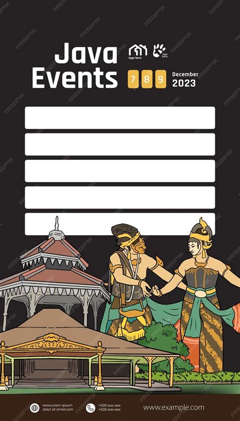 Premium Vector Surakarta Central Java Design Layout Idea For Social