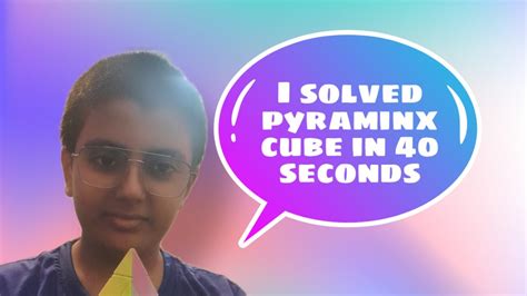 I Solved Pyraminx Cube In Seconds YouTube