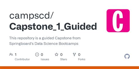 GitHub Campscd Capstone Guided This Repository Is A Guided Capstone From Springboard S Data