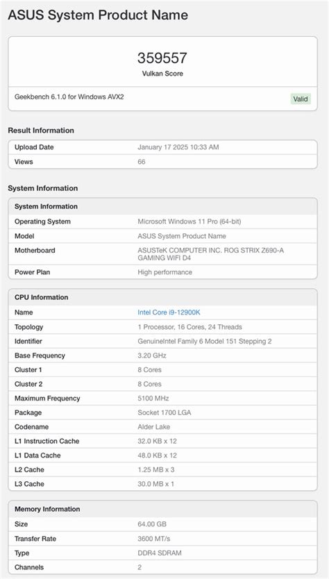 Утечка тестов Geekbench Opencl и Vulkan показывает реальный прирост производительности Rtx 5090
