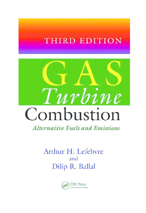 Pdf Gas Turbine Combustion Alternative Fuels And Emissions
