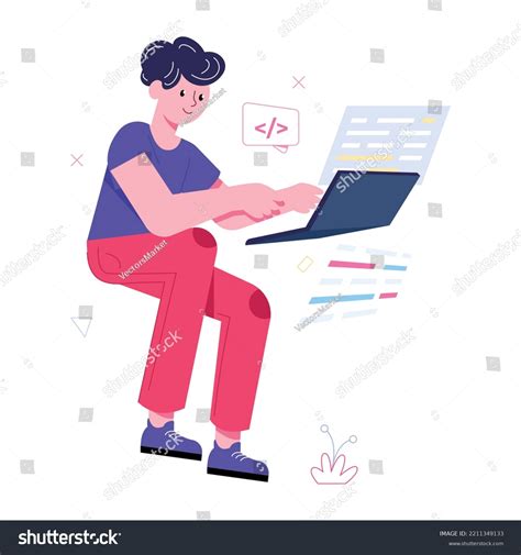 Pack Coding Marketing Flat Illustrations Stock Vector Royalty Free 2211349133 Shutterstock