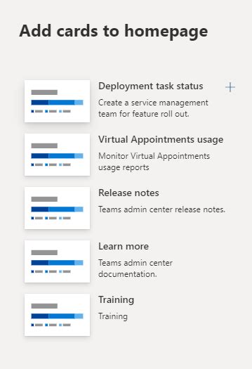 Teams Teams Administrators Can Now Customize Their Teams Dashboard
