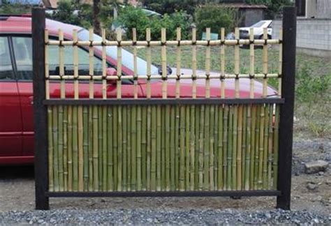 竹垣の作製
