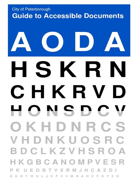 Guide To Accessible Documents Download Free Pdf Typefaces Arial