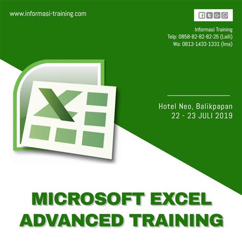 MICROSOFT OFFICE EXCEL ADVANCED Pasti Jalan Informasi Training