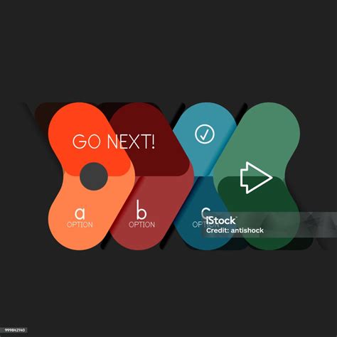 평면 디자인 형상 Infographics 화살표 모양 벡터 스티커 또는 라벨 가격 태그 제공 하는 프로 모션 배지 아이콘 디자인 비즈니스 또는 웹 프레 젠 테이 션에 대 한