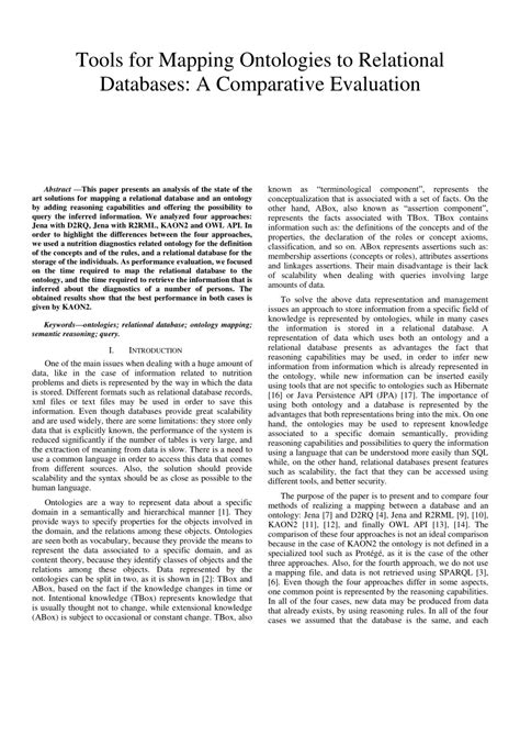 pdf tools for mapping ontologies to relational databases a