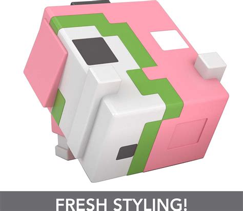 Minecraft Zoglin Mini Action Figure Mob Head Minis Toy With Pixelated