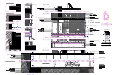 Construction Details Metal Structure Dwg File
