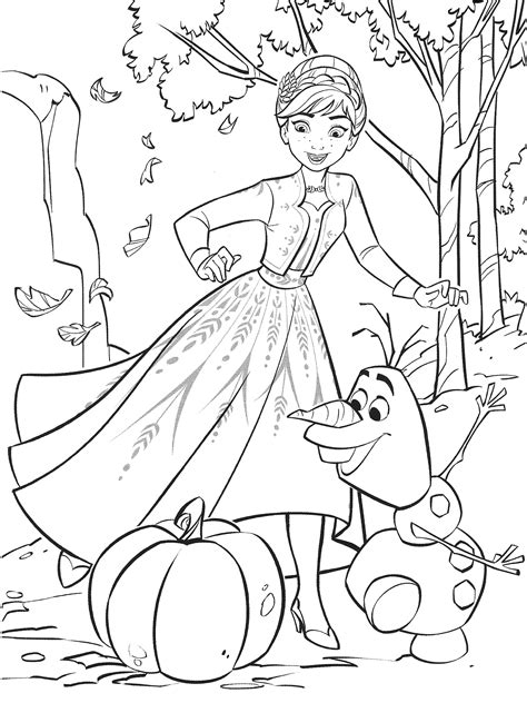 Frozen Two Coloring Page
