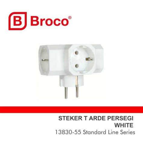 Jual Broco Standard Steker T Arde Persegi White Di Seller Krankran Rawasari Kota