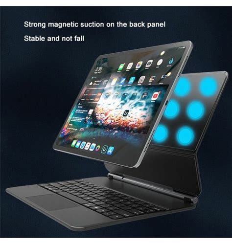 애플 호환 아이패드 백라이트 매직 키보드 블루투스 아이패드용 X 10 세대 프로 11 에어 4 5 10 9 케이스 키패드블루투스 키보드매직키보드아이패드 키보드구조독 매직