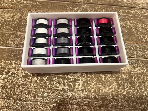 Bernina Sewing Machine Bobbin Tray Black Bobbins By Debclutter Makerworld Download Free 3d Models