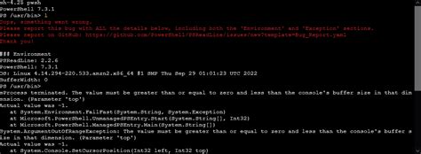 Psreadline 226 Gives Argumentoutofrangeexception · Issue 3515