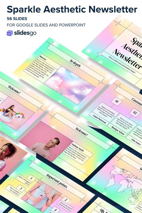 Sparkle Aesthetic Newsletter Template