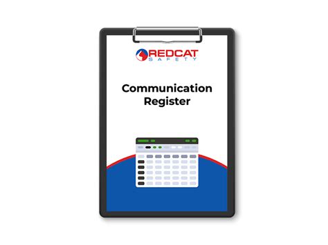 Communication Register Redcat Safety