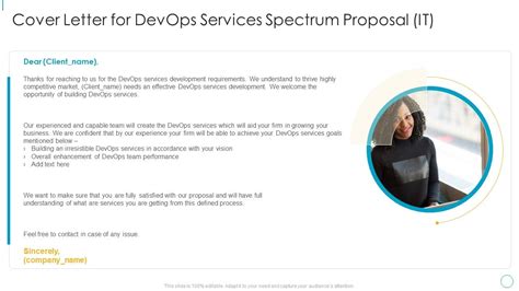 Devops Services Spectrum Proposal It Cover Letter For Devops Services Spectrum Proposal It