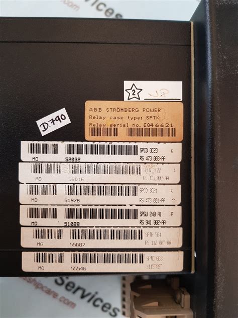 Abb Spad 330 C Differential Relay Atlas Shipcare Services